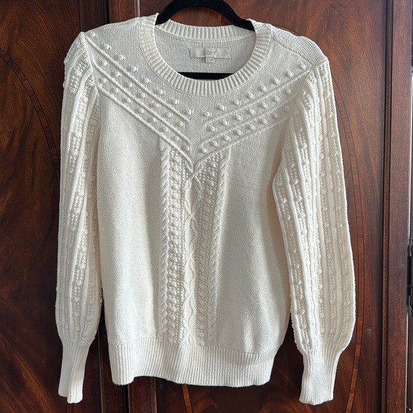 LOFT | Sweaters | Ivory Sweater | Poshmark